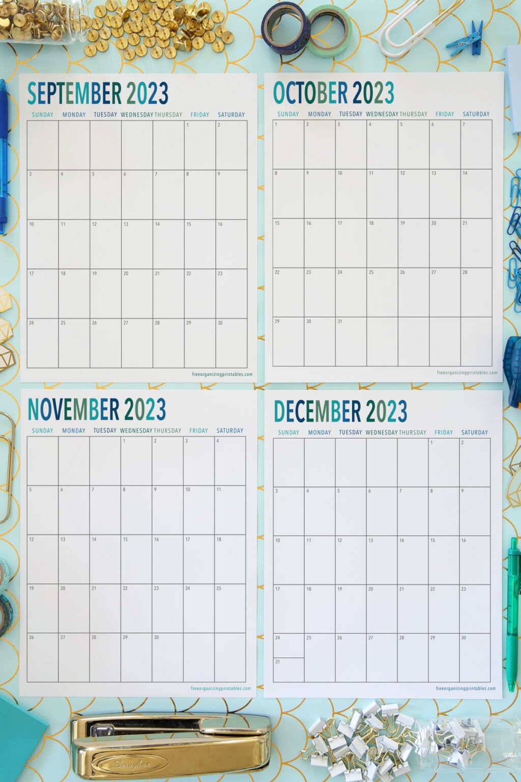 15+ Free Printable Calendars to Help Maximize Your Time