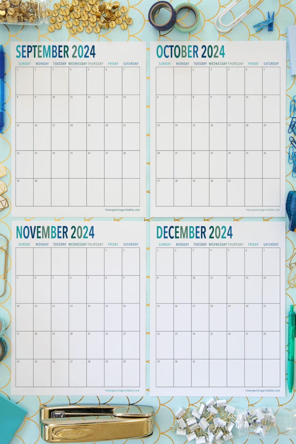 15+ Free Printable Calendars to Help Maximize Your Time