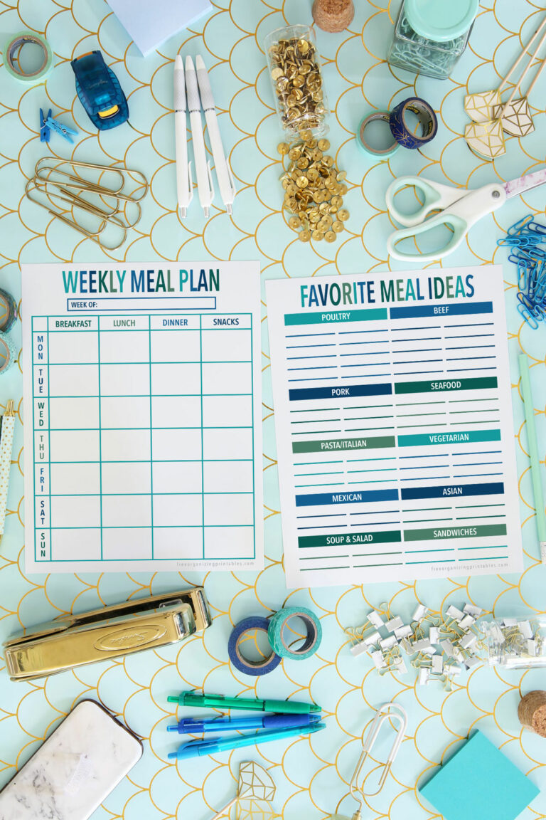 Free Meal Plan Printables (and 150+ Easy Dinner Ideas!)