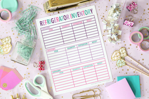 The Best Food Inventory Printables to Organize Your Kitchen