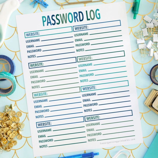 Blog | Page 3 of 5 | Free Organizing Printables