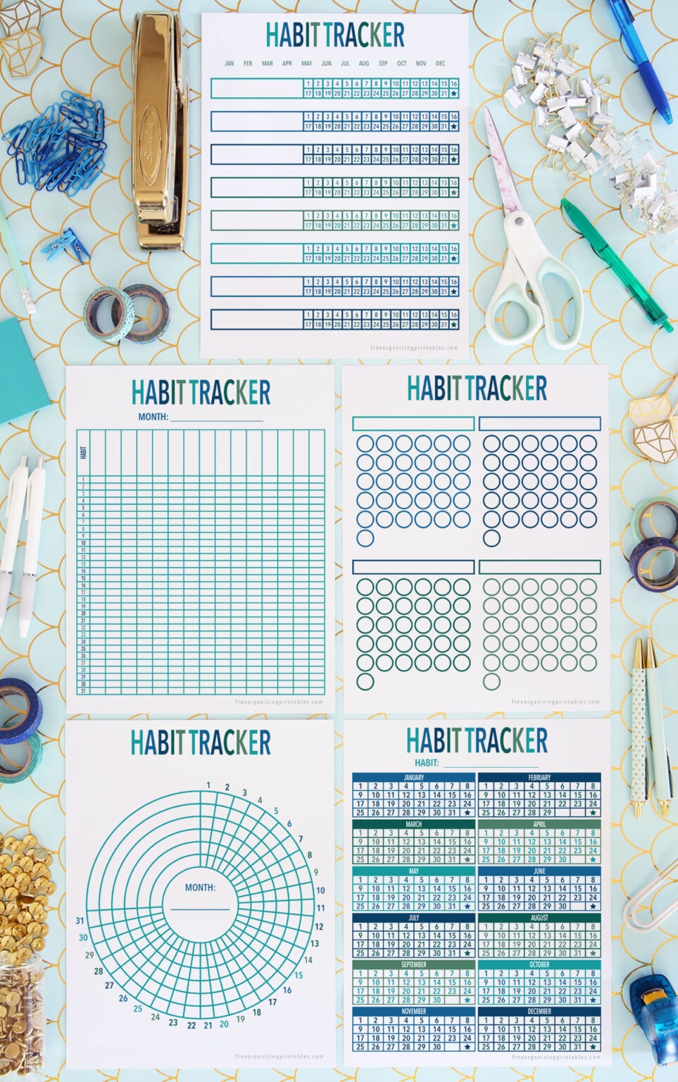 5+ Free Habit Tracker Printable Templates