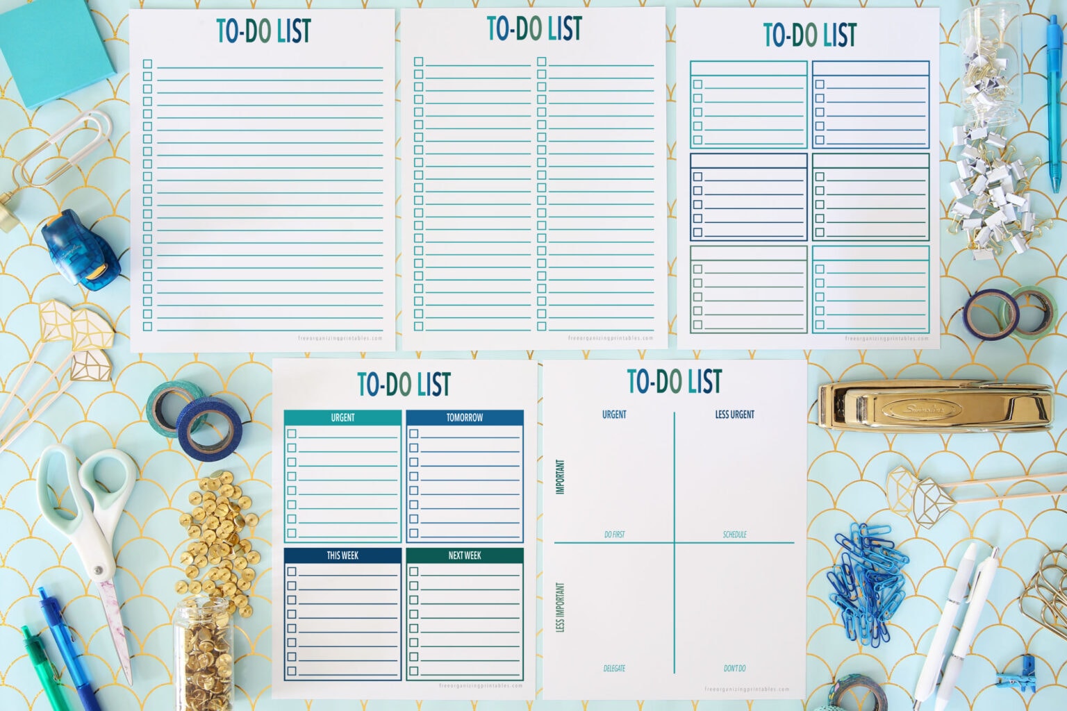 5+ Free Printable To Do List Templates | Free Organizing Printables