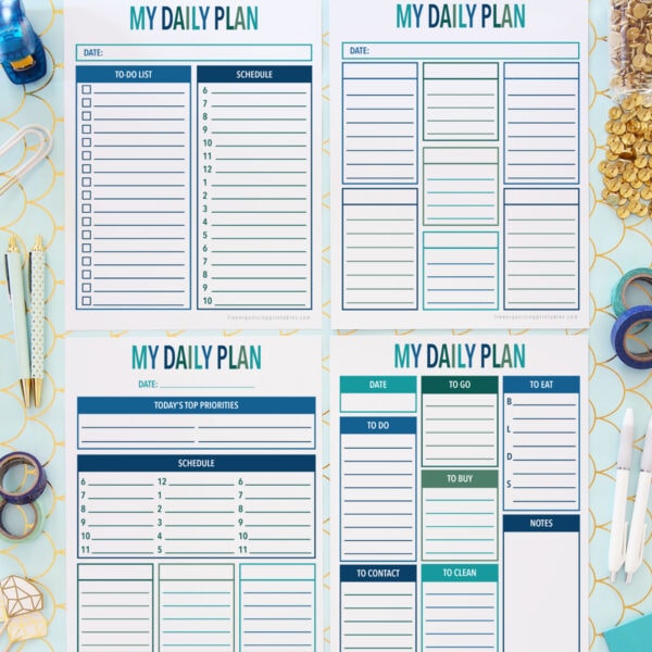 5+ Free Printable To Do List Templates | Free Organizing Printables