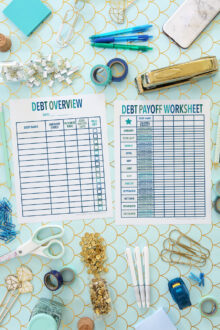Free Printable Debt Payoff Planner | Free Organizing Printables