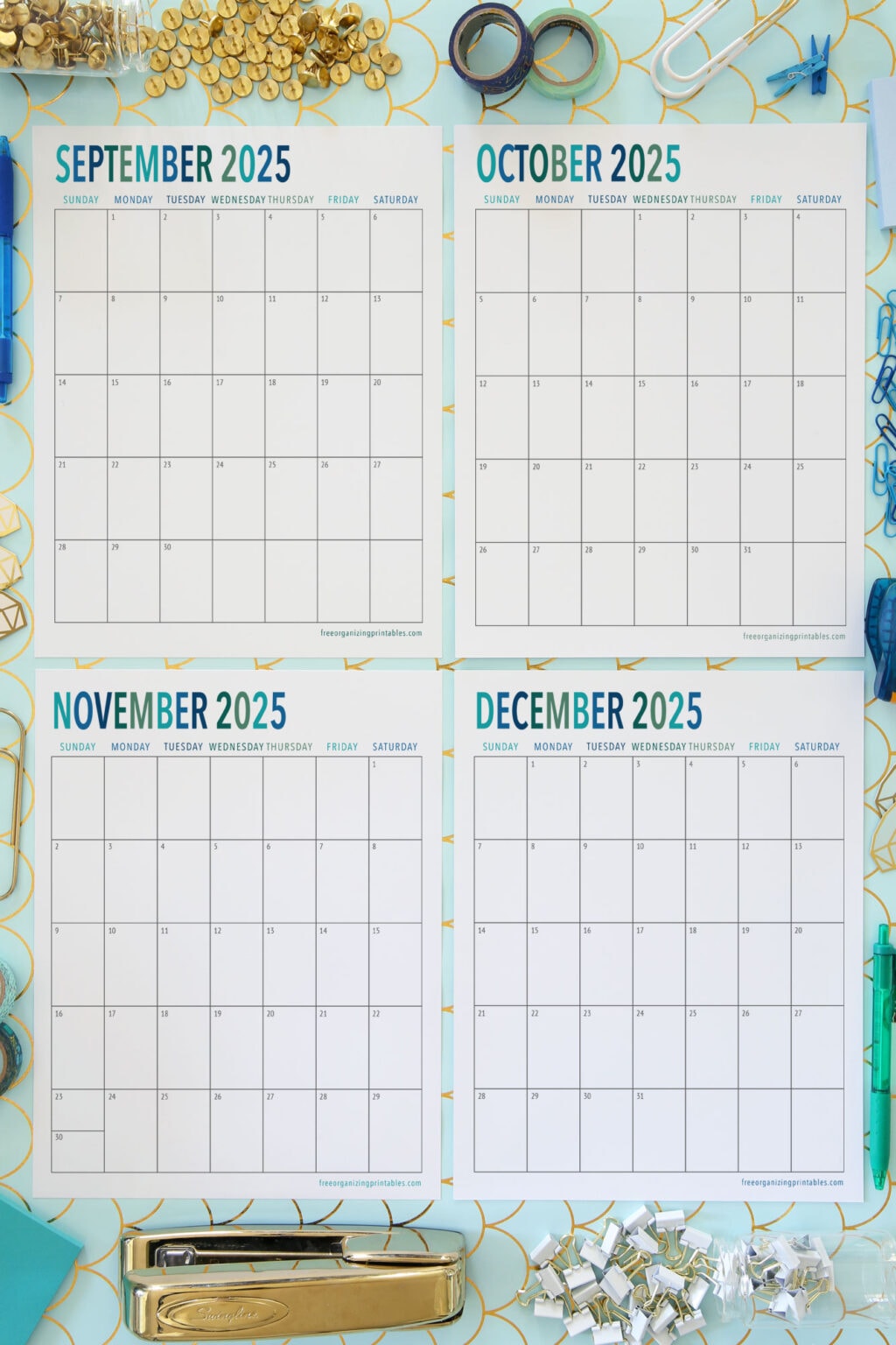 15+ Free Printable Calendars to Help Maximize Your Time