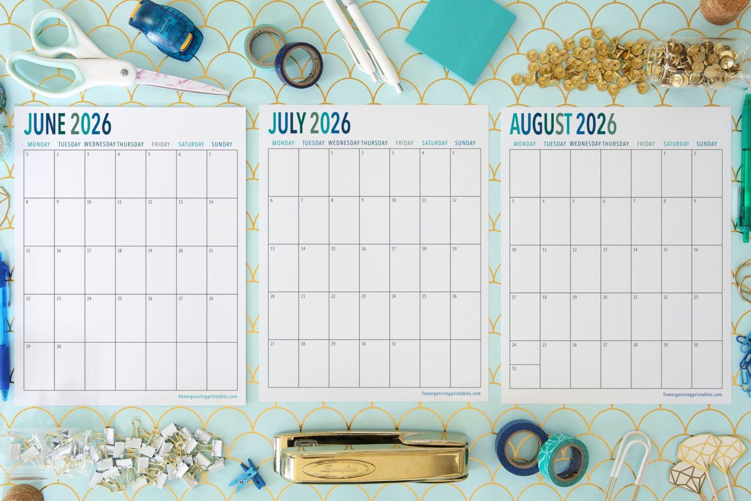15+ Free Printable Calendars to Help Maximize Your Time